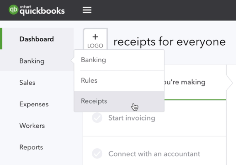 New! Receipt Capture in QuickBooks Online Drives Efficiency
