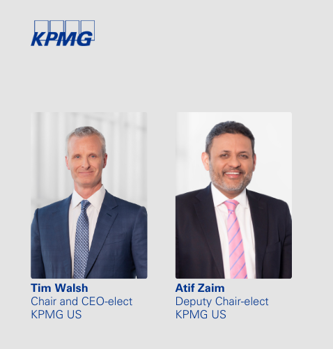 KPMG U.S. Names Timothy Walsh New Chair and CEO - CPA Practice Advisor