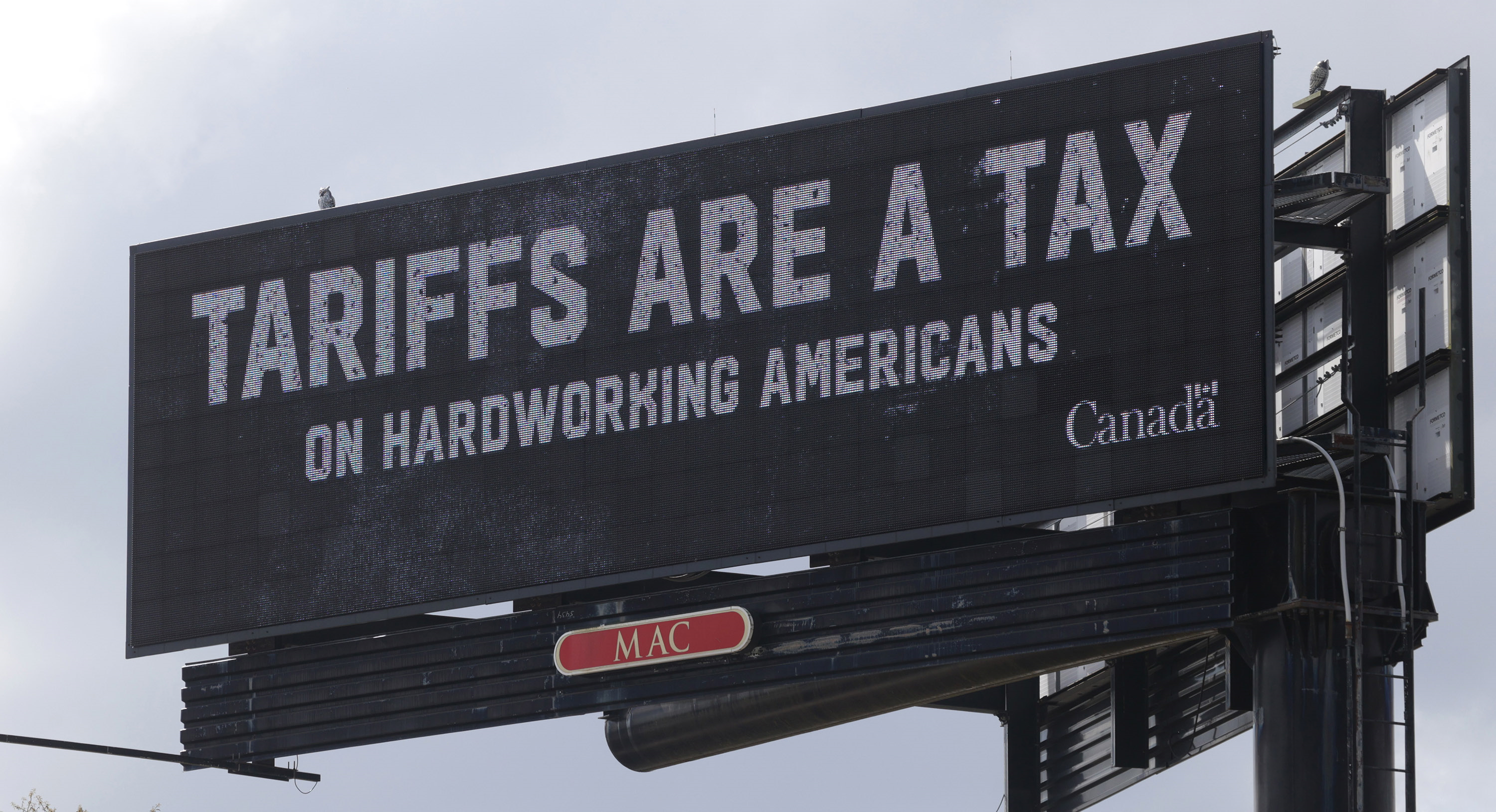 ‘Tariffs Are a Tax’: Canada Funds Anti-Tariff Billboards in Several ...