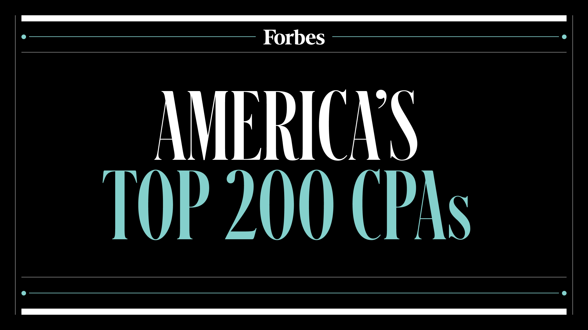 Forbes Unveils Its Top 200 CPAs in the U.S. - CPA Practice Advisor