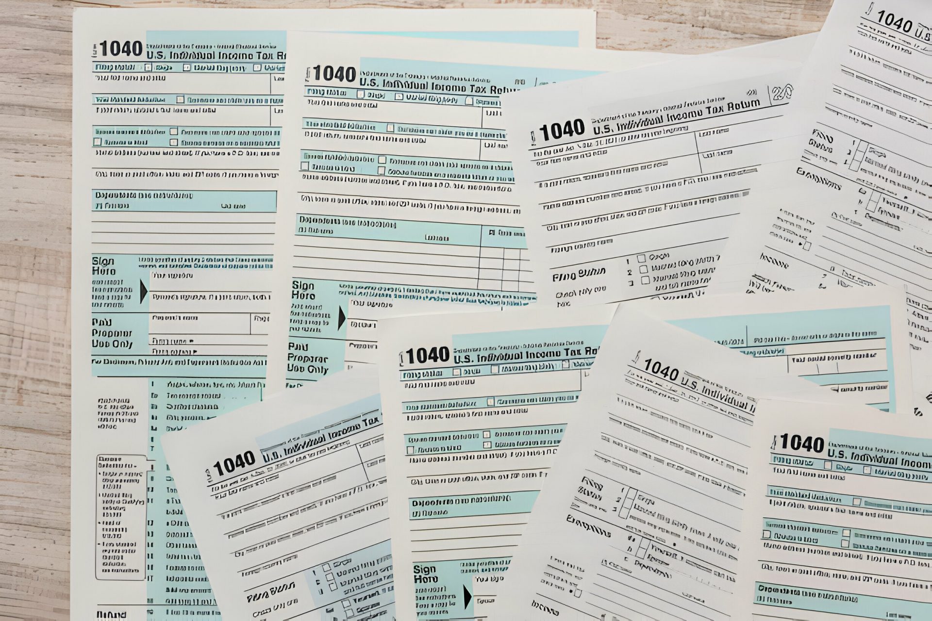 Printable IRS Form 1040 for Tax Year 2020